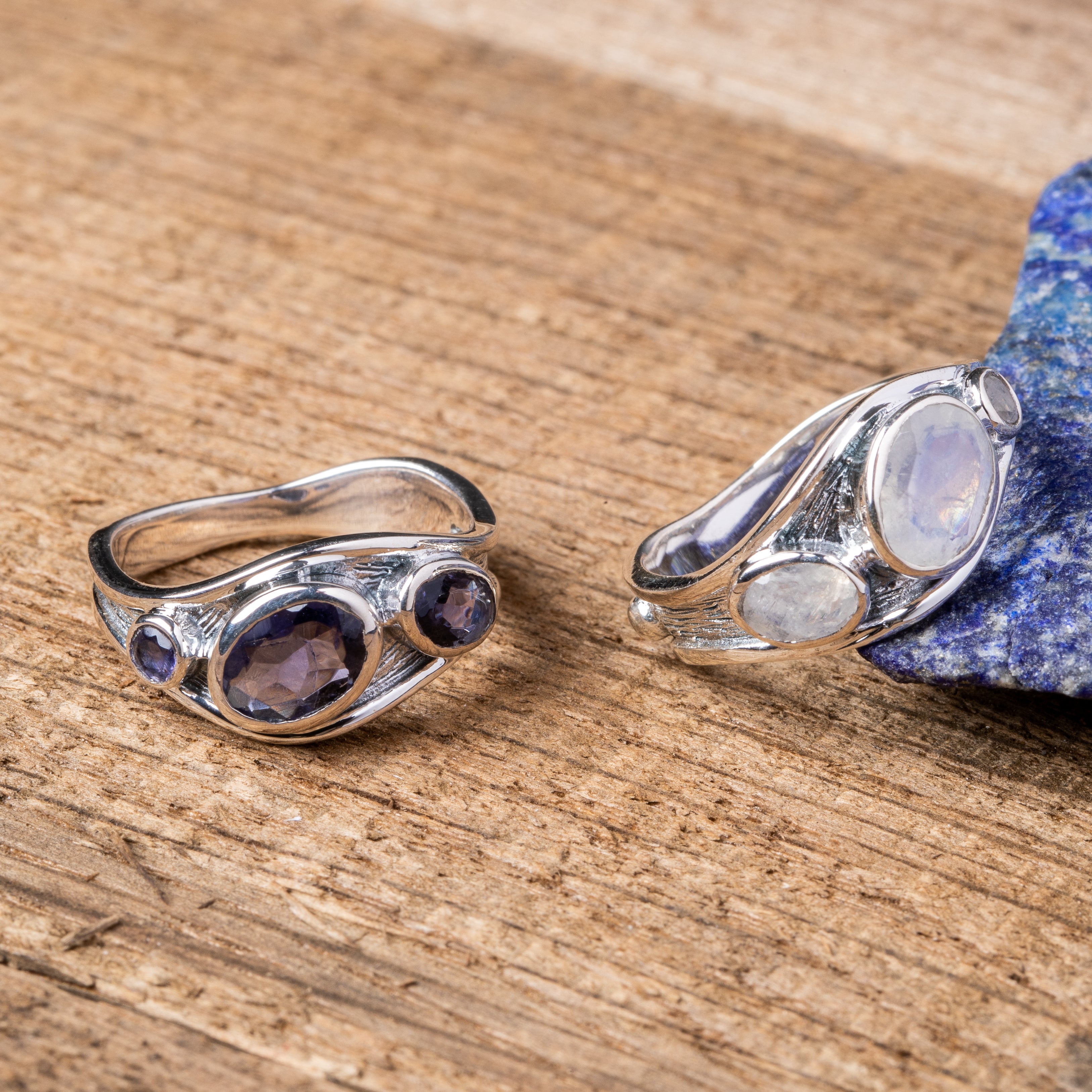 3-Stones With Funk Ring – Spiral Jewelry & Artisery